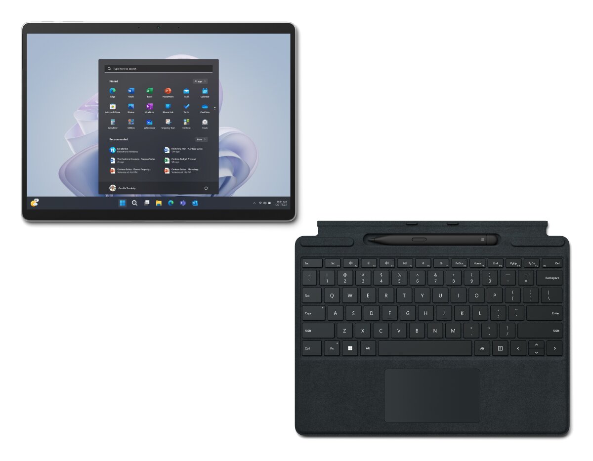 Microsoft Surface Pro 9 5G LTE 256 GB 13 16 GB Wi-Fi 6E (802.11ax ...